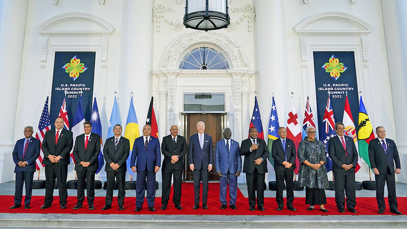 US opens Tonga mission, expanding reach in the Pacific - Taipei Times