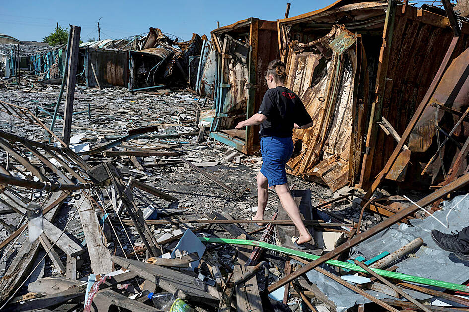 Ukrainian offensive repelled: Russia - Taipei Times