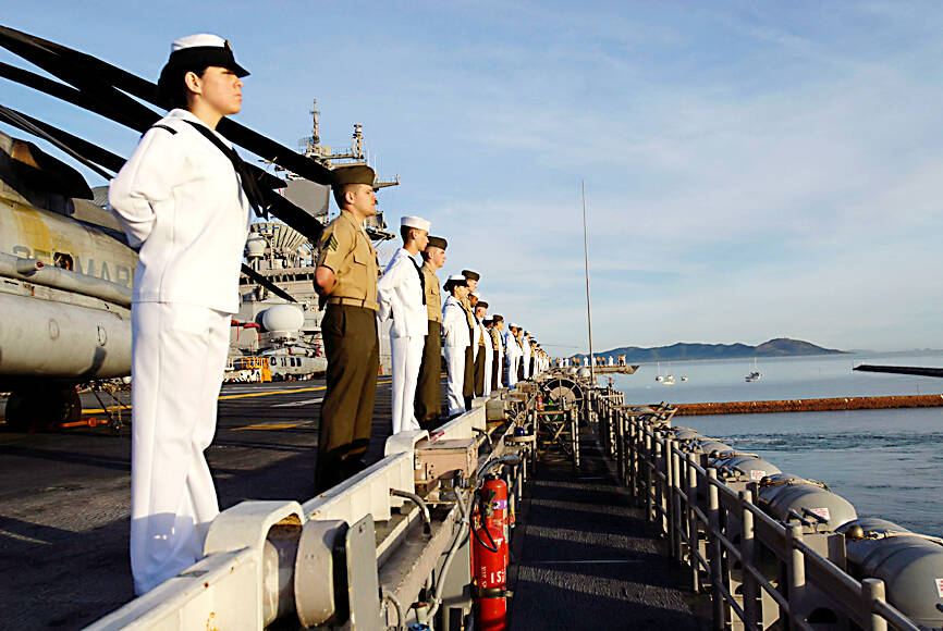 US sailor’s mom encouraged him to spy: prosecutor - Taipei Times