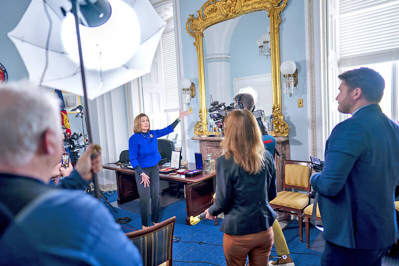 Pelosi Evicted From Us Capitol Space Taipei Times