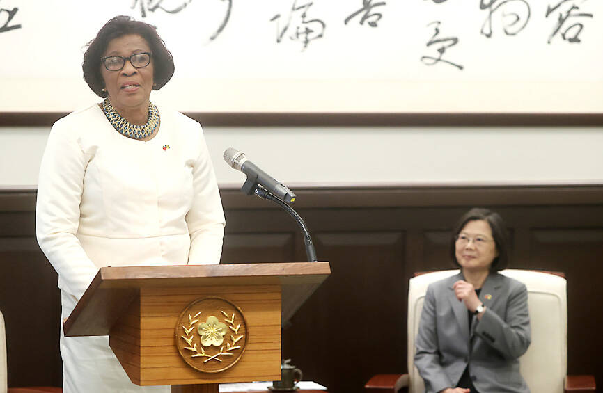 Diplomatic allies meet Tsai ahead of celebrations - Taipei Times