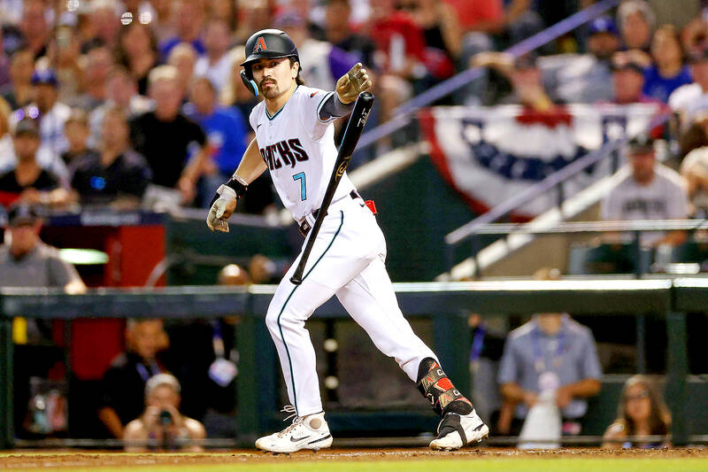 Diamondbacks sweep Dodgers - Taipei Times