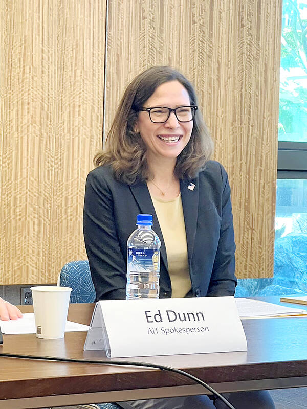 US support for Taiwan ‘priority,’ AIT head says - Taipei Times