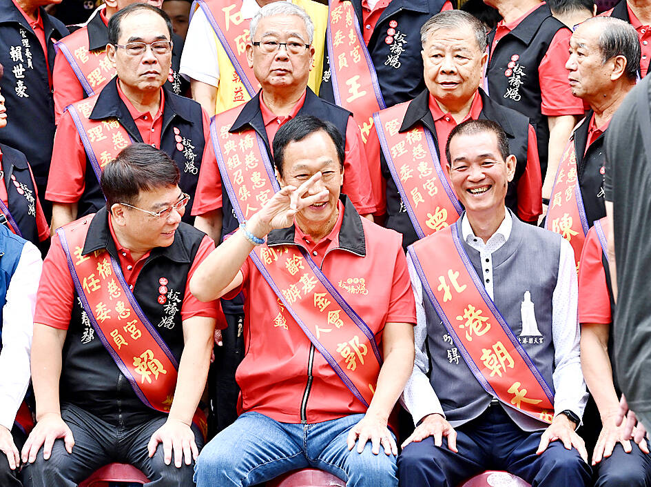 Gou stays mum on China’s Hon Hai probe - Taipei Times