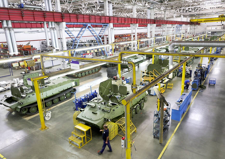 Russia has upper hand in arms race: Moscow - Taipei Times