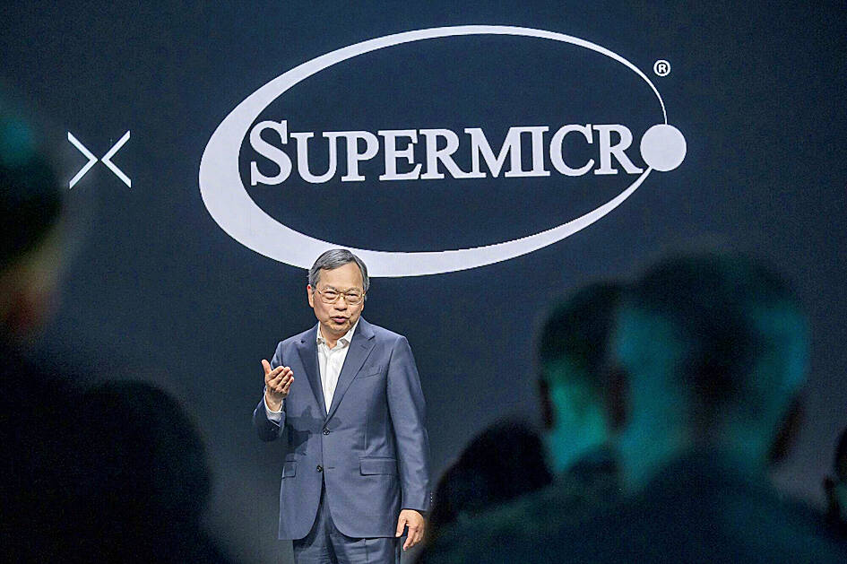 Super Micro’s massive surge ends with selloff - Taipei Times