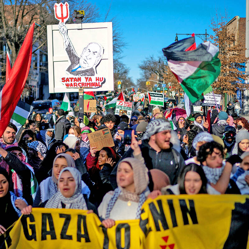 UN Security Council vote on Gaza faces threat of US veto - Taipei Times