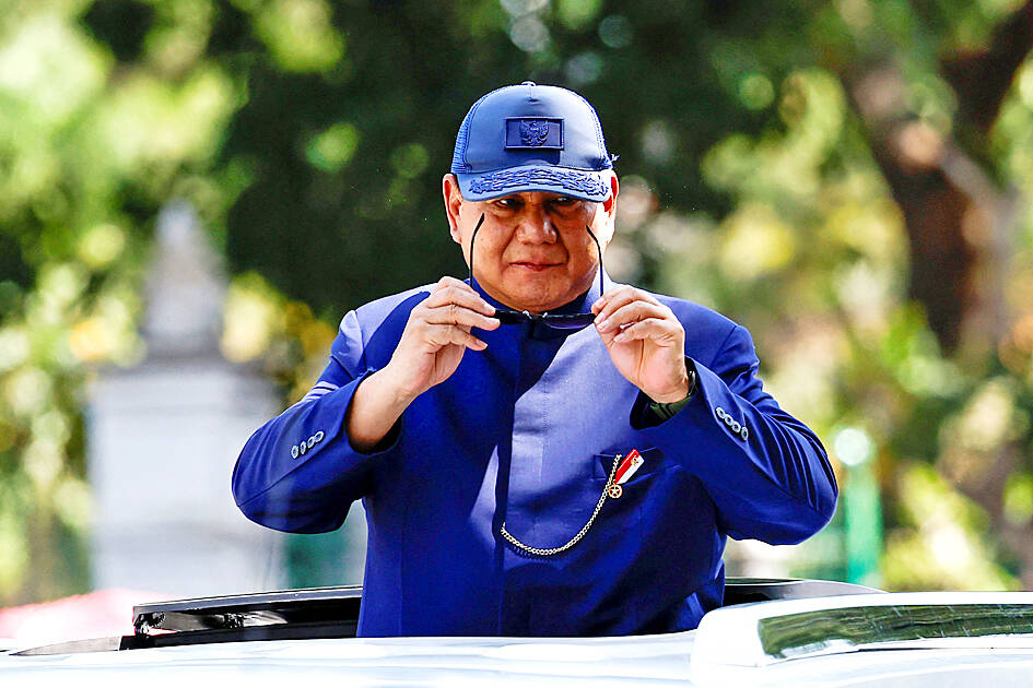 Prabowo sworn in as Indonesia’s eighth president - Taipei Times