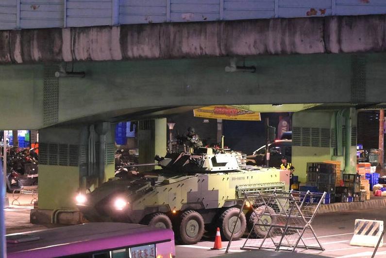 Sustained defense practiced on Day 7 of Han Kuang drills - Taipei Times